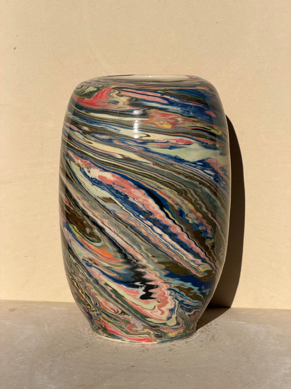 Scrap Nerikomi Vase – Sunrise Ceramics