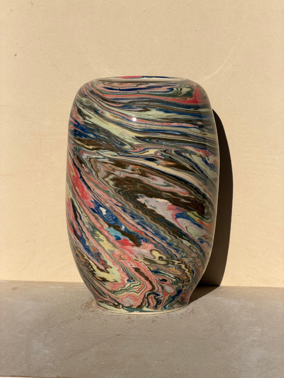Scrap Nerikomi Vase – Sunrise Ceramics