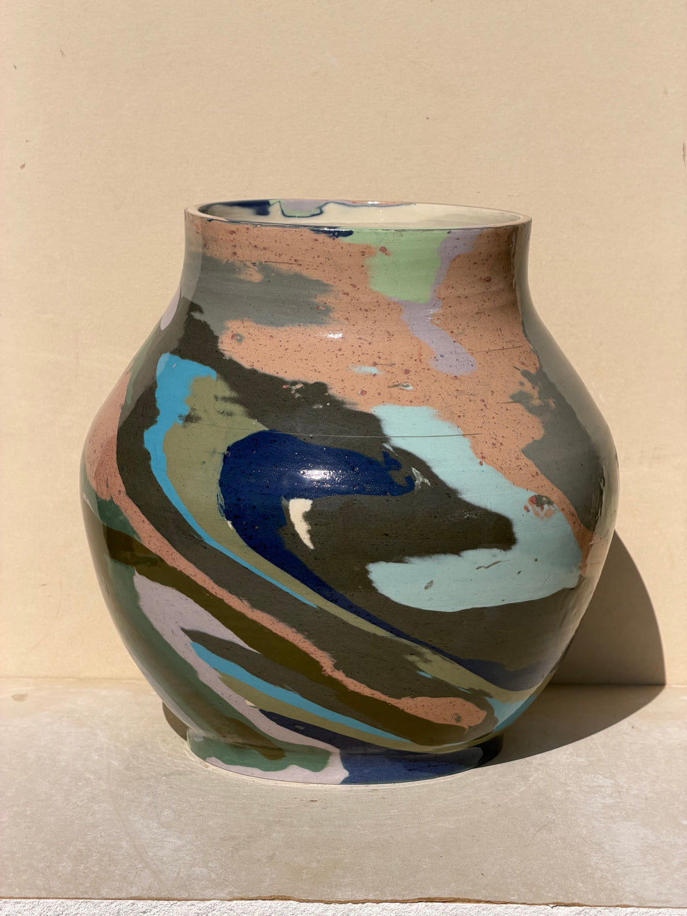 Large 18 Colored vase No. 1 – Sunrise Ceramics