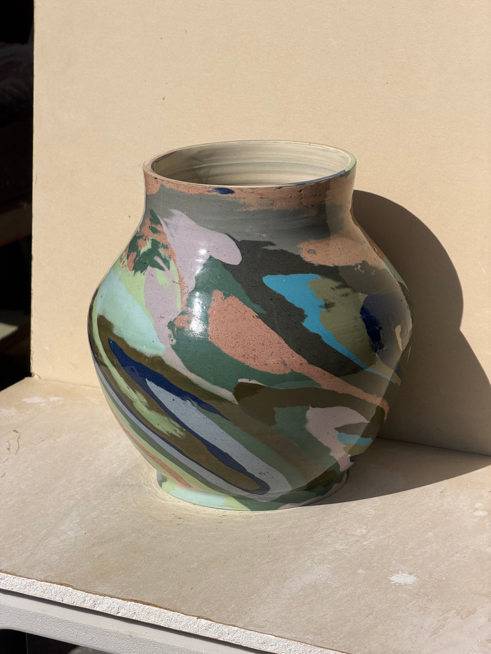 Large 18 Colored vase No. 1 – Sunrise Ceramics