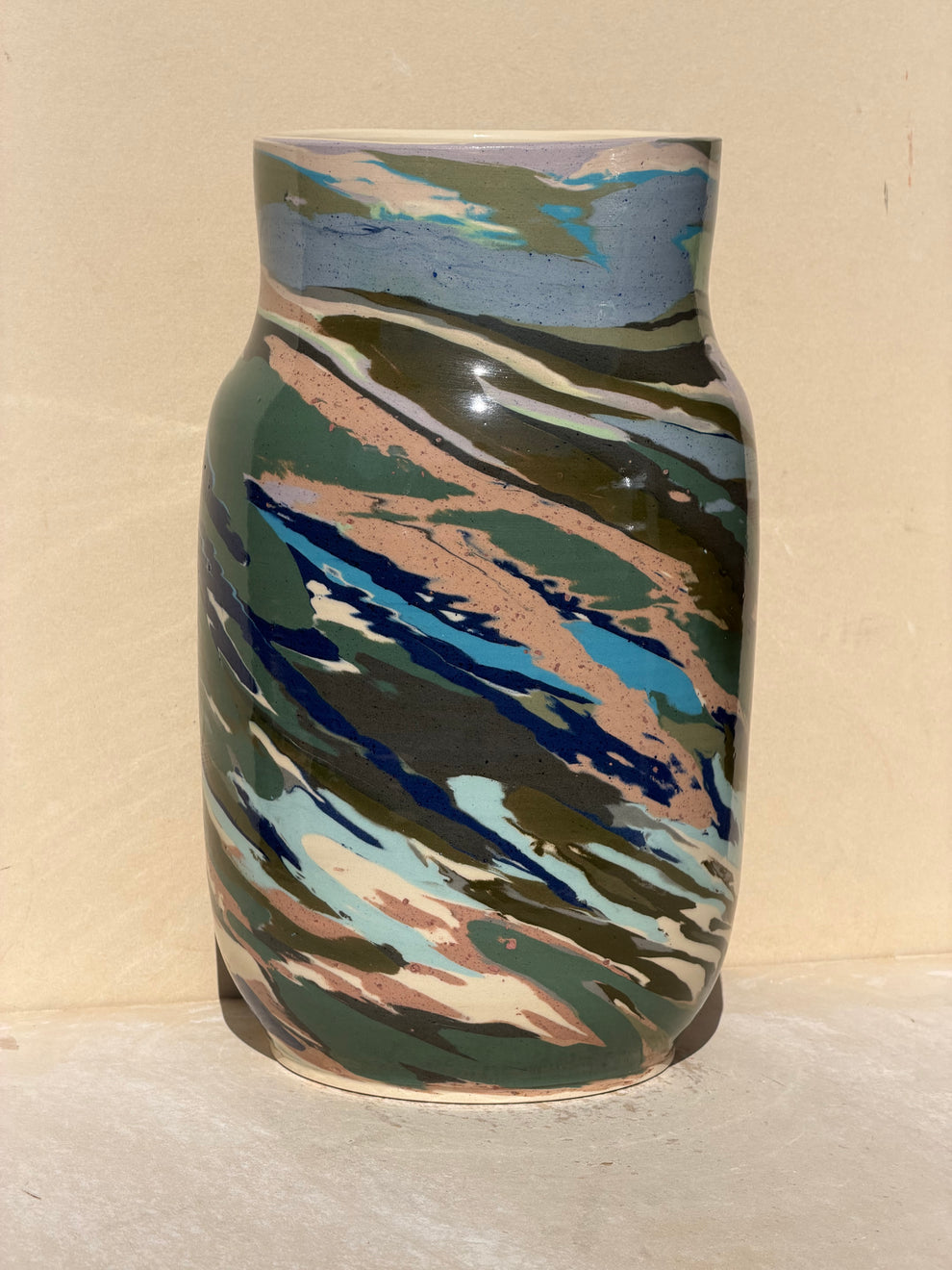 Large 18 Colored vase No. 2 – Sunrise Ceramics
