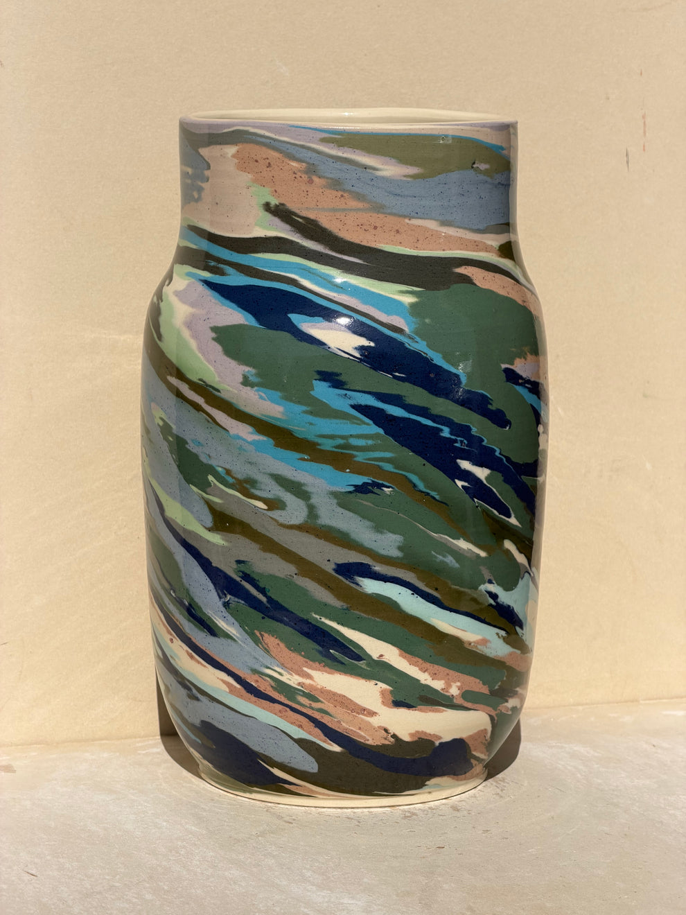 Large 18 Colored vase No. 2 – Sunrise Ceramics