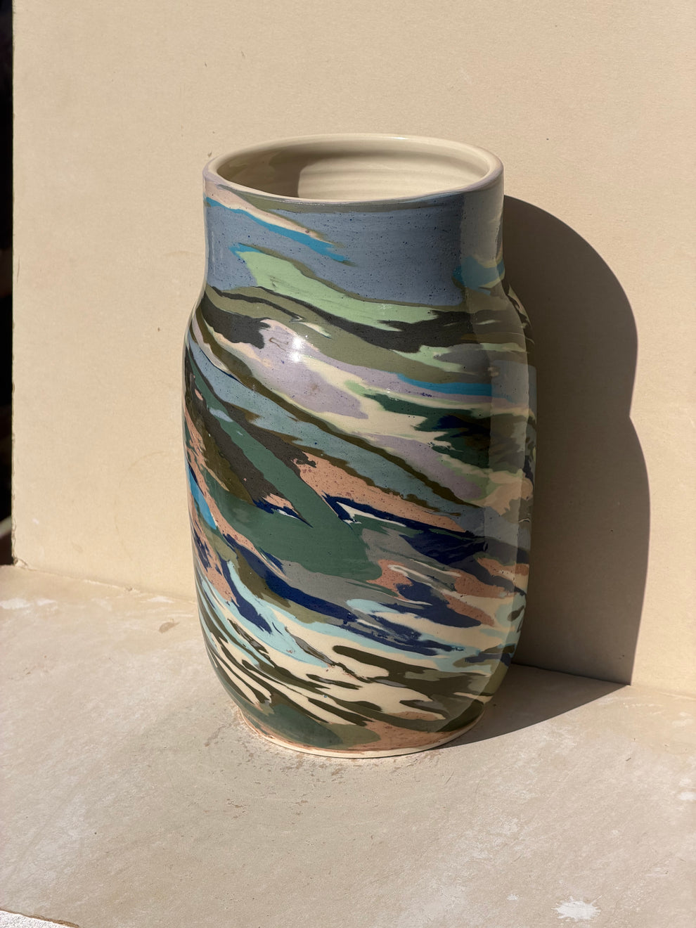Large 18 Colored vase No. 2 – Sunrise Ceramics